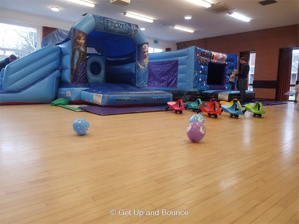 Disco Cube and Slide Castle Package - Bouncy Castle Hire, Slides ...