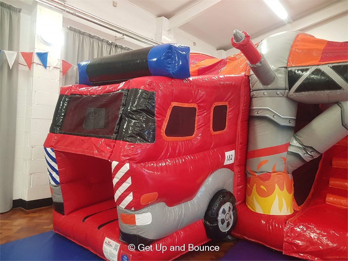 Fire Engine Large Castle Slide - Bouncy Castle Hire, Slides ...