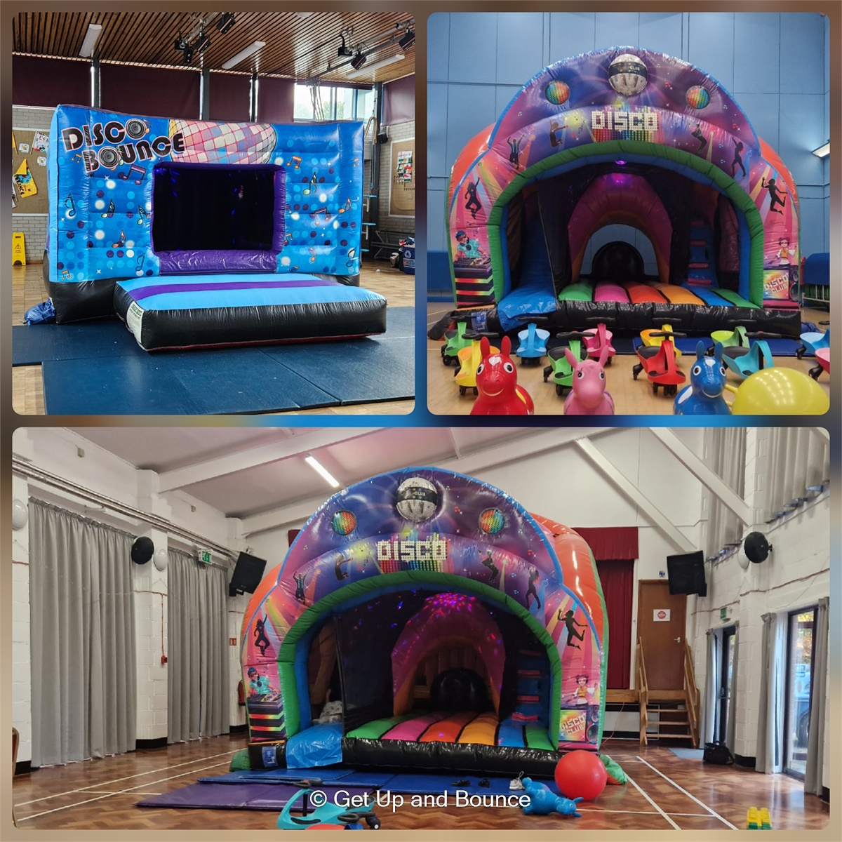 Disco Inflatables & Music Hire - Bouncy Castle Hire, Slides ...